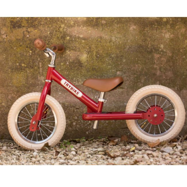 Buy 2in1 Trybike Vintage Steel - Red online | Little Ones Ireland