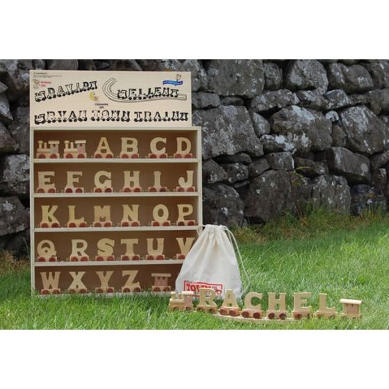 Natural Wooden Name Train Personalised Baby Gifts natural-wooden-name-train-personalised-baby-gifts